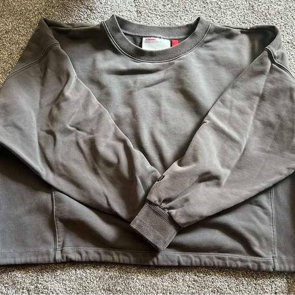 Wilson | Tops | Vintage Wilson Cropped Crewneck | Poshmark